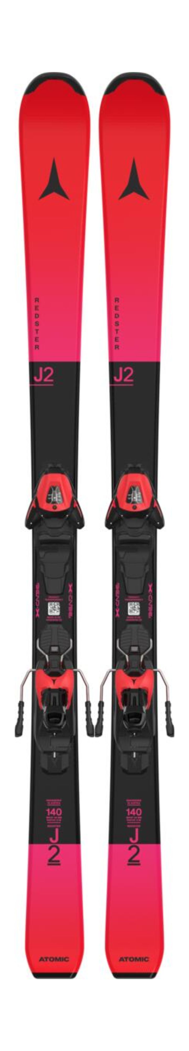SKIJE ATOMIC REDSTER J2 Red 26+ VEZ L6GW 140 CM