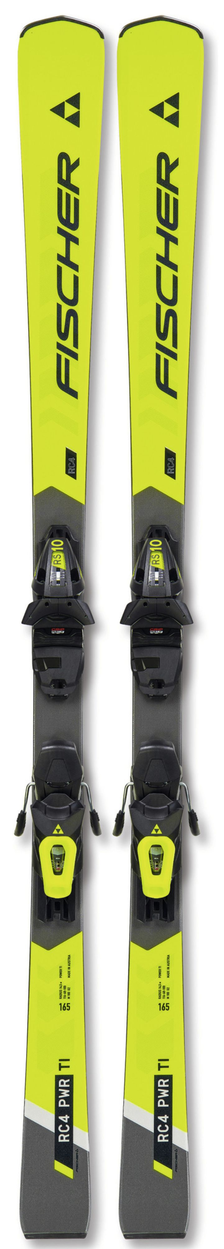 SKIJE FISCHER RC4 POWER TITANIUM AR Yell + Z11 165 CM